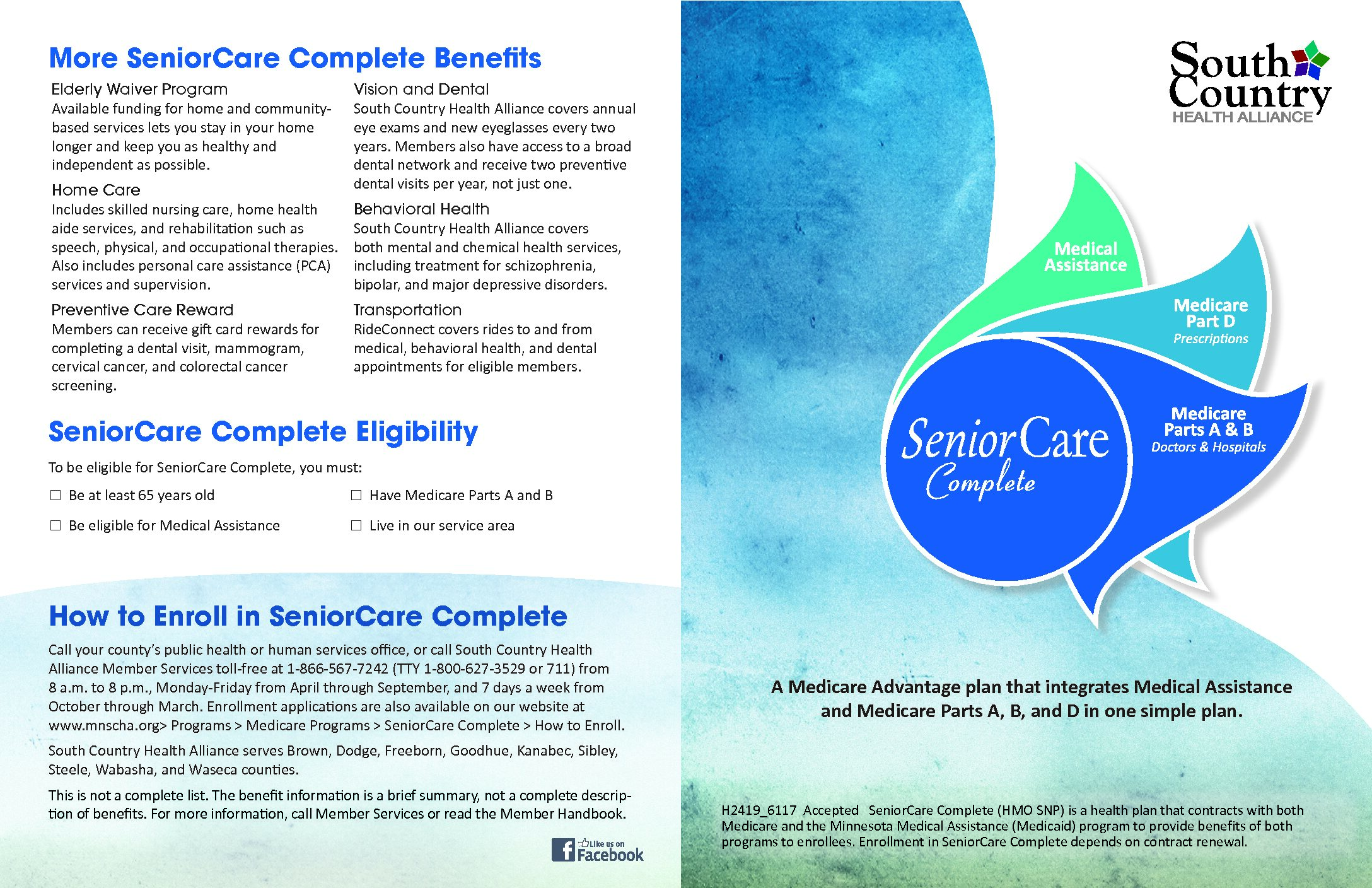 6117 SeniorCare Complete Brochure – South Country Health Alliance